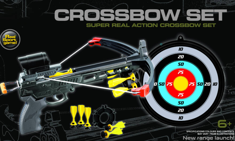 Duzy zestaw dla małego wojownika bezpieczna kusza z tarczą ⚡ | Zabawki ...