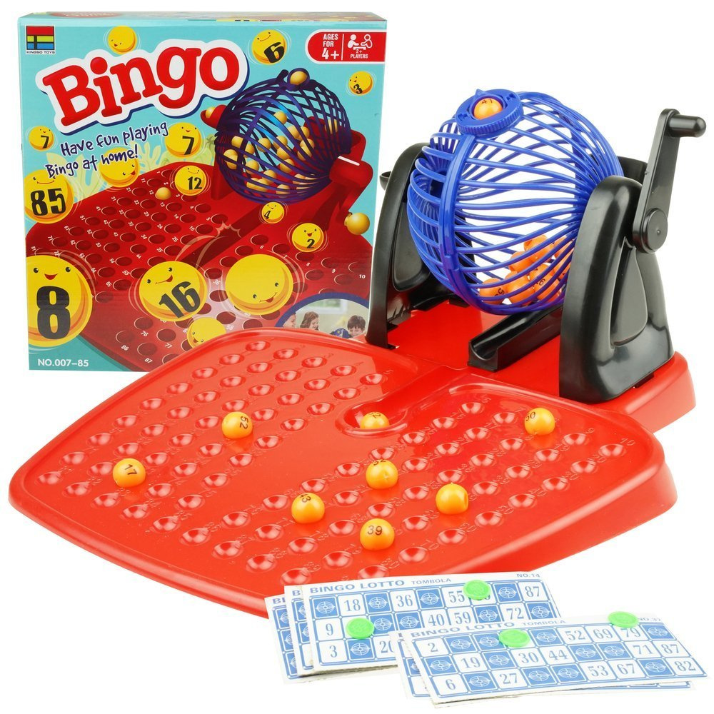 Gra edukacyjna Bingo Lotto maszyna losująca Zabawa Rodzinna ⚡ | Zabawki ...