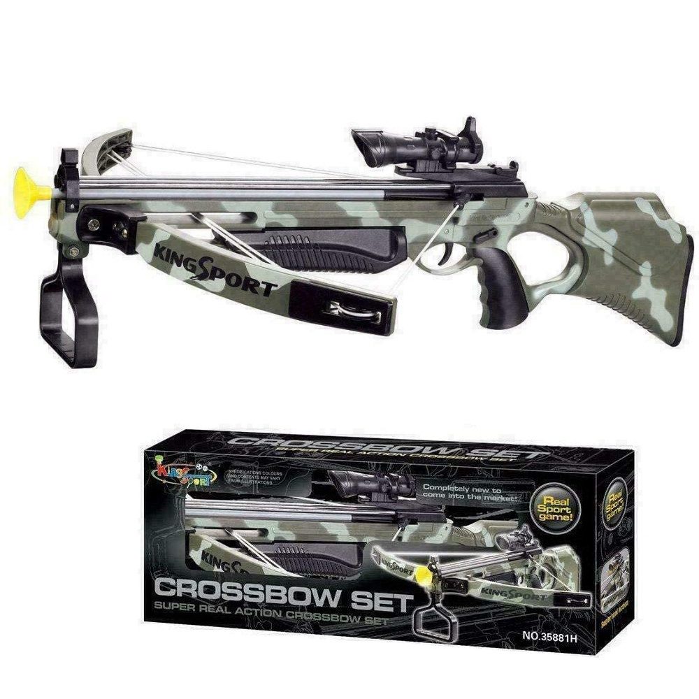 Kusza z celownikiem laserowym moro ⚡ | Zabawki \ Gry \ Sportowe ...